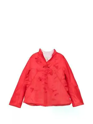 Shiatzy Chen Organza Embroidered Jacket Set - Red