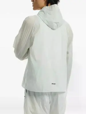 OFF DUTY Logo-print Hooded Jacket - Grey
