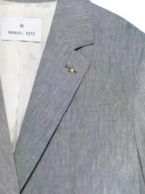 MANUEL RITZ Belted Lapel-collar Jacket