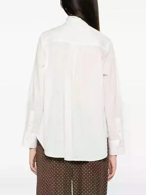 MANUEL RITZ Long-sleeve Pussy-bow Shirt