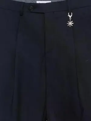 MANUEL RITZ Pleated Stretch-wool Trousers