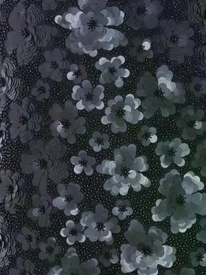Michael Kors Sequin-embellished Floral-appliqué Dress