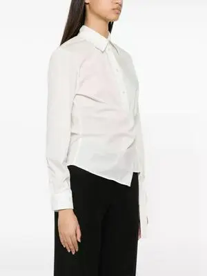 MANUEL RITZ Wrap-design Long-sleeve Shirt