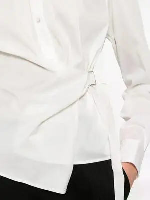 MANUEL RITZ Wrap-design Long-sleeve Shirt