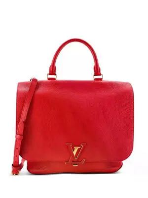 LOUIS VUITTON Volta Leather Satchel - Red
