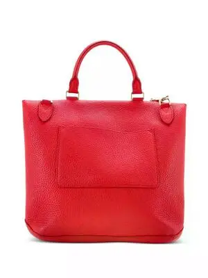 LOUIS VUITTON Volta Leather Satchel - Red