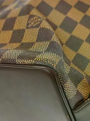 LOUIS VUITTON 2005 Chelsea Damier Tote Bag - Brown