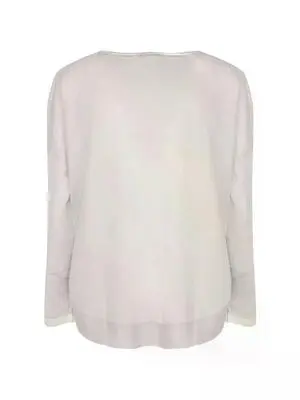 PUROTATTO Patch-pocket Round-neck Sweater