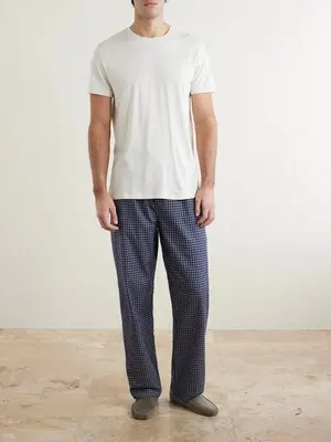 Derek Rose Basel Stretch-jersey T-shirt - Neutrals
