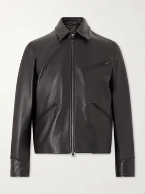 J. MUESER Racer Leather Jacket