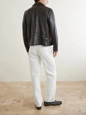 J. MUESER Racer Leather Jacket
