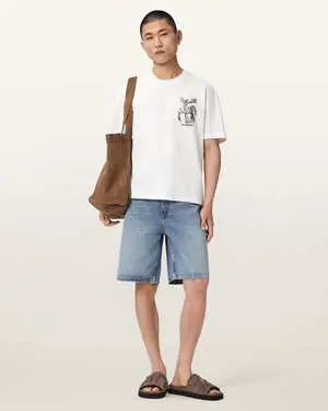 Allsaints Frayed Shorts For Men