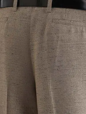 Dolce & Gabbana Mélange Trousers With Belt