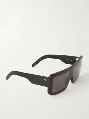 Rick Owens Documenta Square-frame Sunglasses - Black