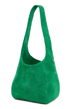 Clare V. Petit Bando Suede Shoulder Bag