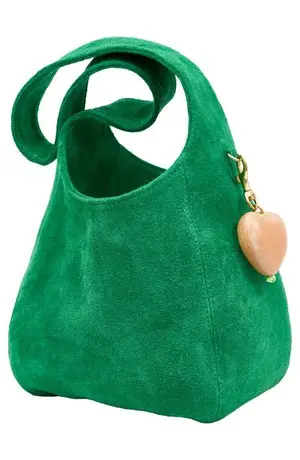 Clare V. Petit Bando Suede Shoulder Bag