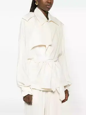 THE FRANKIE SHOP Elva Belted Trench Coat