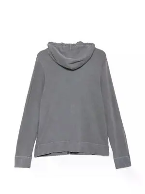 JAMES PERSE Zip-up Drawstring Hoodie - Grey