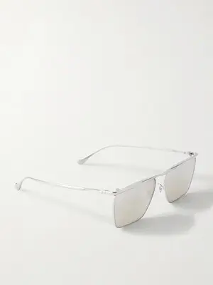 Oliver Spencer Jil Sander Aviator-style Sunglasses - Silver