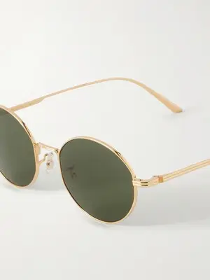 Oliver Spencer X Khaite 1994c Round Frame Sunglasses - Gold