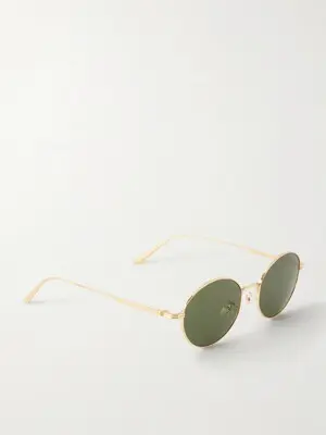 Oliver Spencer X Khaite 1994c Round Frame Sunglasses - Gold