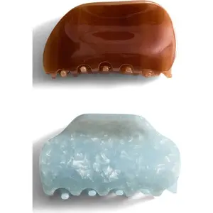 Mango Assorted 2-pack Claw Clips - Sky Blue