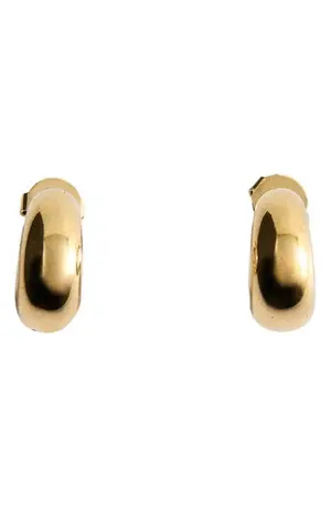 MANGO Semi Hoop Earrings