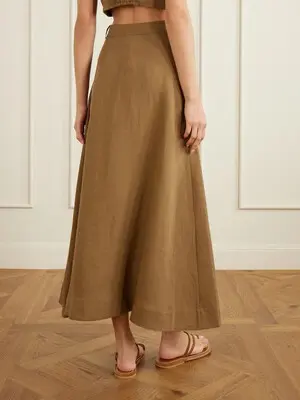 Le Kasha Raqi Linen Maxi Skirt