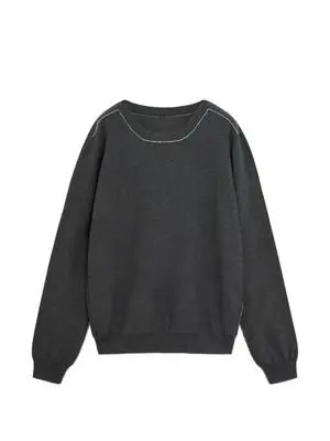 Maison Margiela Contrast Stitching Knitwear For Men