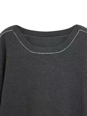 MAISON MARGIELA Long-sleeve Crew Neck Sweater - Grey
