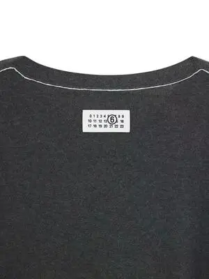 MAISON MARGIELA Long-sleeve Crew Neck Sweater - Grey