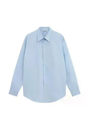 Auralee Long-sleeve Buttoned Shirt - Blue