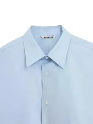 Auralee Long-sleeve Buttoned Shirt - Blue