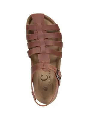 CELTIC & CO. Fisherman's Sandal - Rust