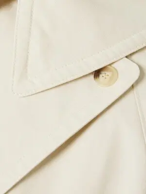 JOSEPH Suber Cropped Cotton-gabardine Jacket - Neutrals