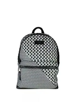 JIMMY CHOO Houndstooth Print Backpack