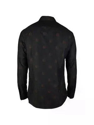 Philipp Plein Striped Skull-print Shirt