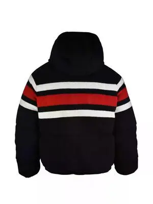 Prada Padded Zip Jacket With Logo Embellishment