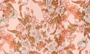 Chaus Floral-print Ruffle Top