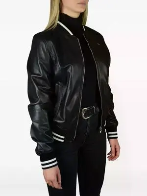 Philipp Plein Logo Detail Bomber Jacket