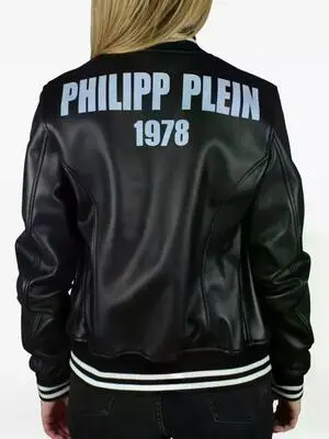 Philipp Plein Logo Detail Bomber Jacket