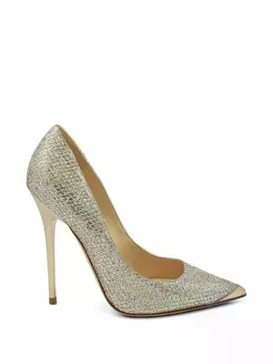 JIMMY CHOO Anouk Glitter Embellishment Pumps