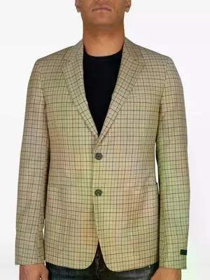 Prada Check-pattern Blazer