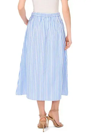 Vince Camuto Stripe Midi Skirt