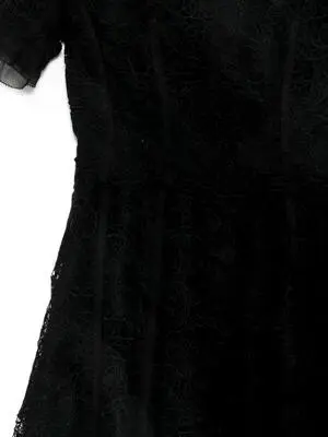 Shiatzy Chen Lace Midi Dress - Black