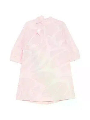 Shiatzy Chen Jacquard Coat - Pink
