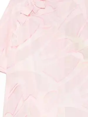 Shiatzy Chen Jacquard Coat - Pink