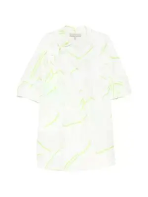 Shiatzy Chen Jacquard Coat White