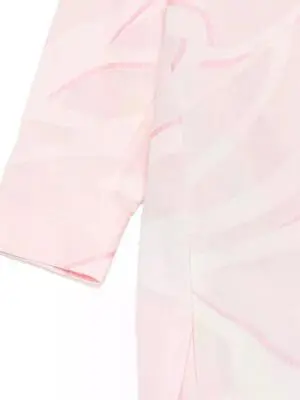 Shiatzy Chen Jacquard Stand-collar Jacket - Pink