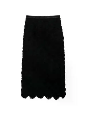 Shiatzy Chen Black Wash Bottoms For Women